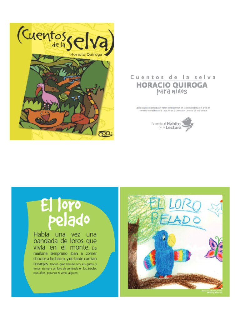 Libro Cuentos De La Selva Horacio Quiroga Pdf