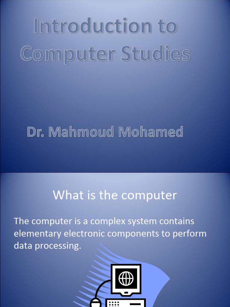 Comuter Science Lec 1,2 | PDF | Random Access Memory | Read Only Memory