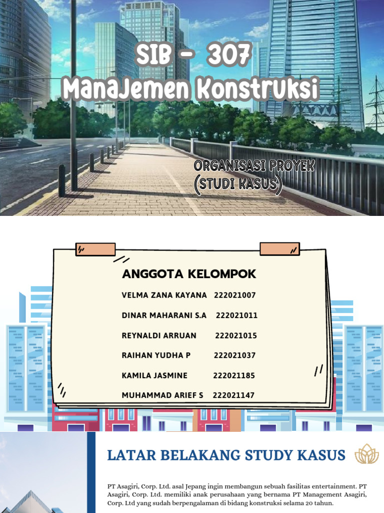 Tugas Organisasi Proyek Manajemen Konstruksi Kelas F | PDF Tugas Organisasi Proyek Manajemen Konstruksi Kelas F | PDF