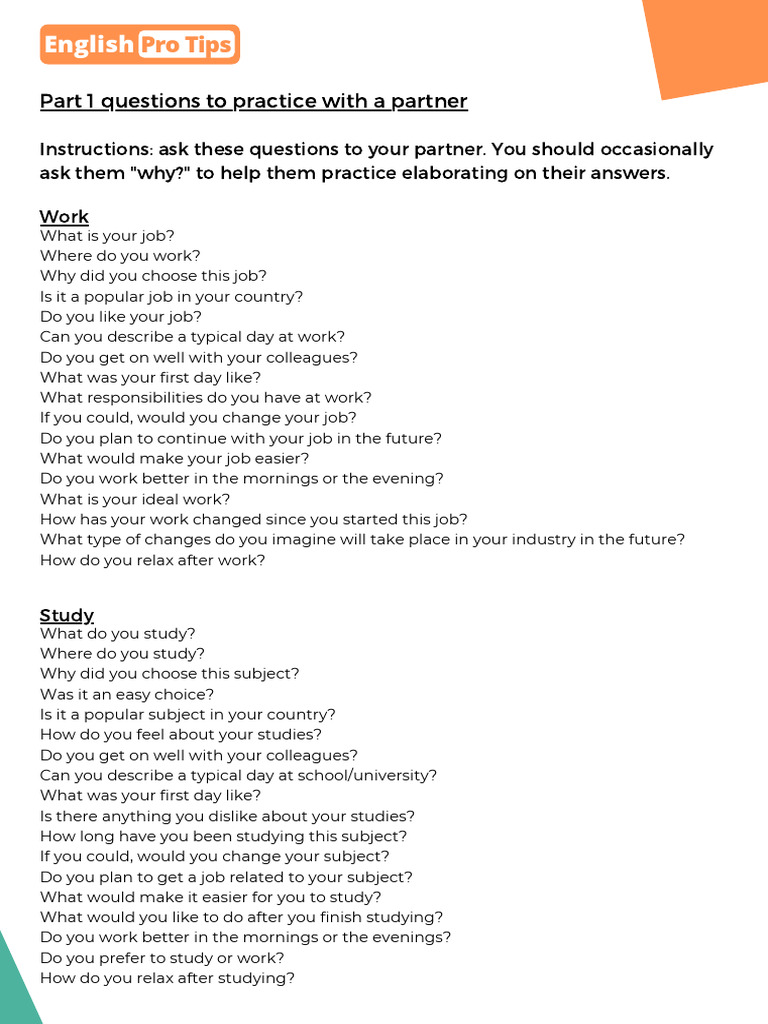 Part 1 Practice Questions | PDF | Transport | Public Transport