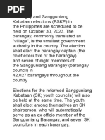 Barangay Captain and Kagawad Roles | PDF | Government | Governance
