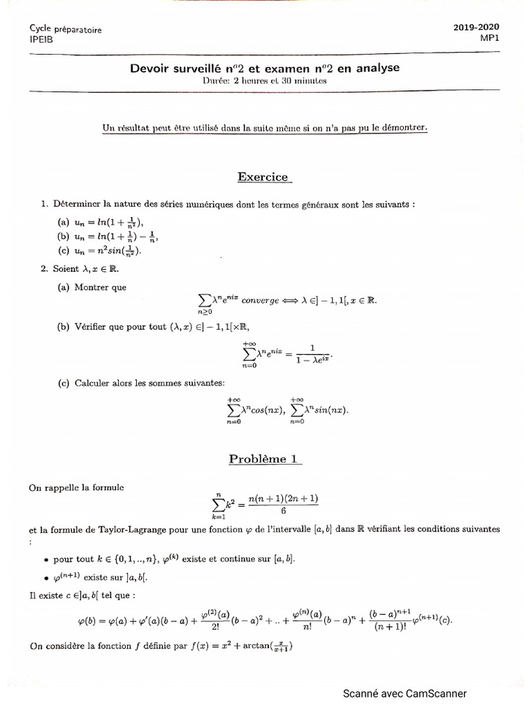 Ds2+ Examen2 Ipeib 2019-2020 | PDF