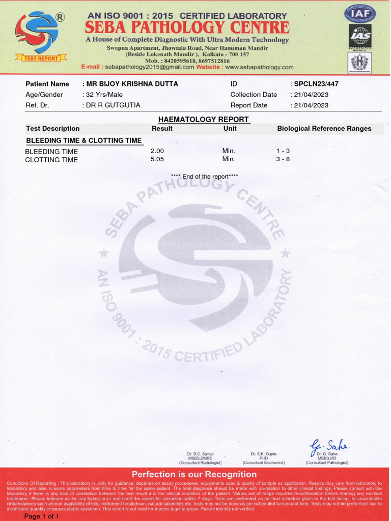 Bijoy Report BT-CT | PDF