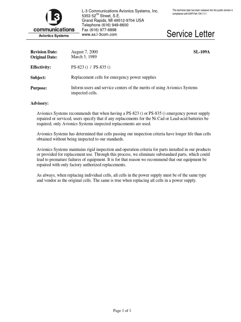 SL 109 | PDF