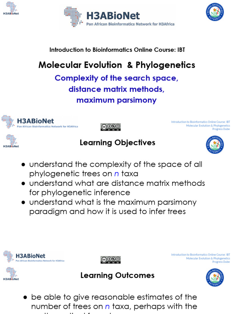 Molecular Evolution and Phylogenetics Session.3 | PDF | Phylogenetic ...