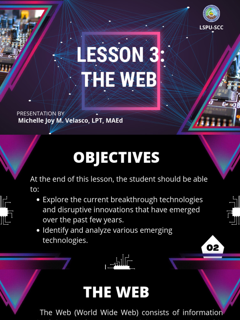 Lesson 3 The Web | PDF | World Wide Web | Internet & Web