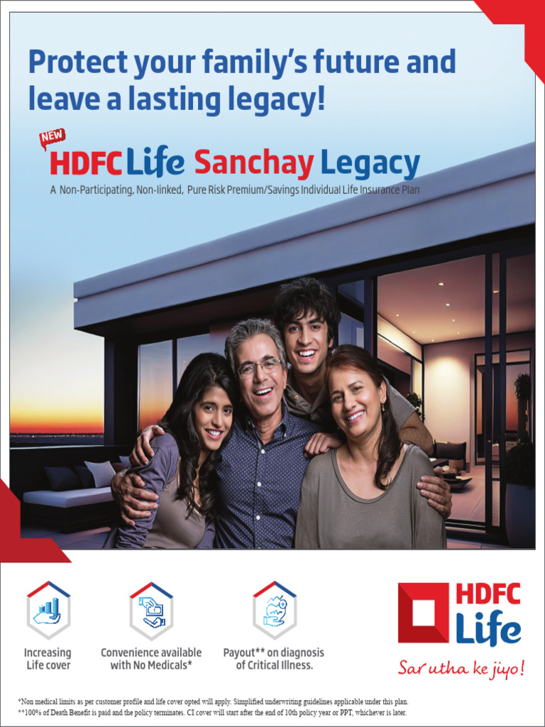HDFC Life Sanchay Legacy Brochure | PDF | Insurance | Present Value
