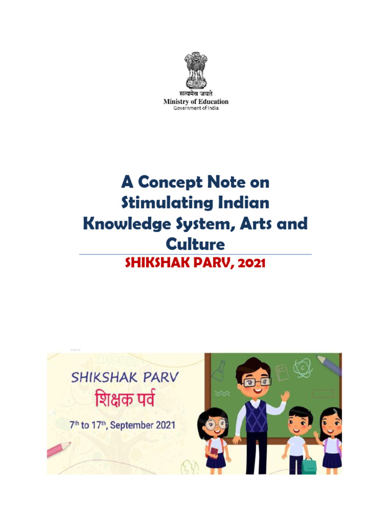 Stimulating Indian Knowledge System Pdf Schools Language Education