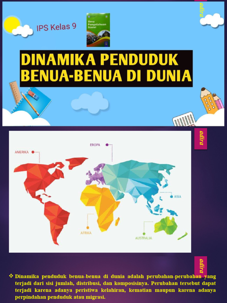 Dinamika Penduduk Benua-Benua Di Dunia | PDF