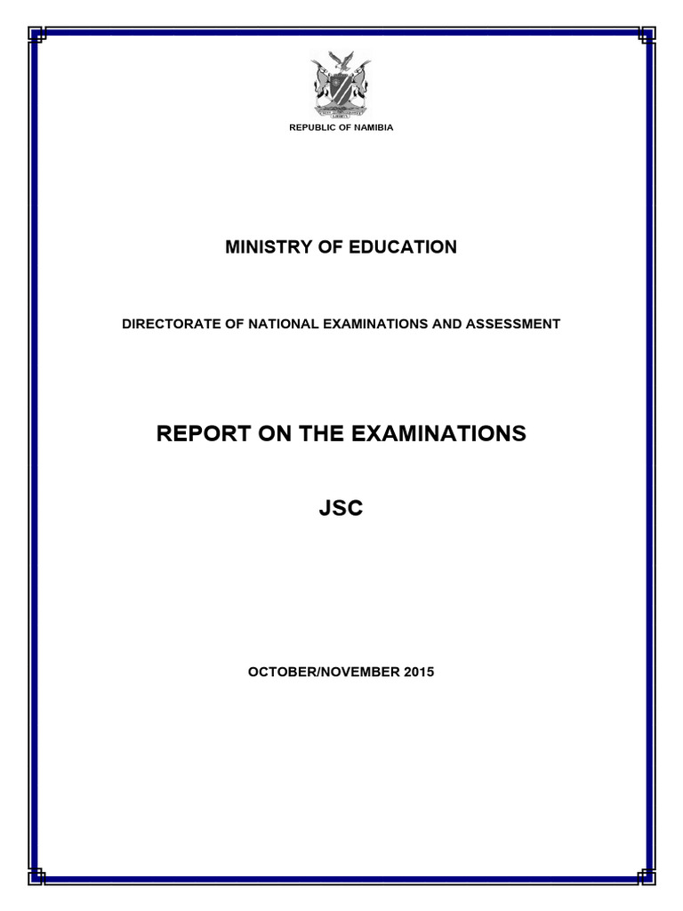 JSC Examiners Report 2015 | PDF | Debits And Credits | Depreciation