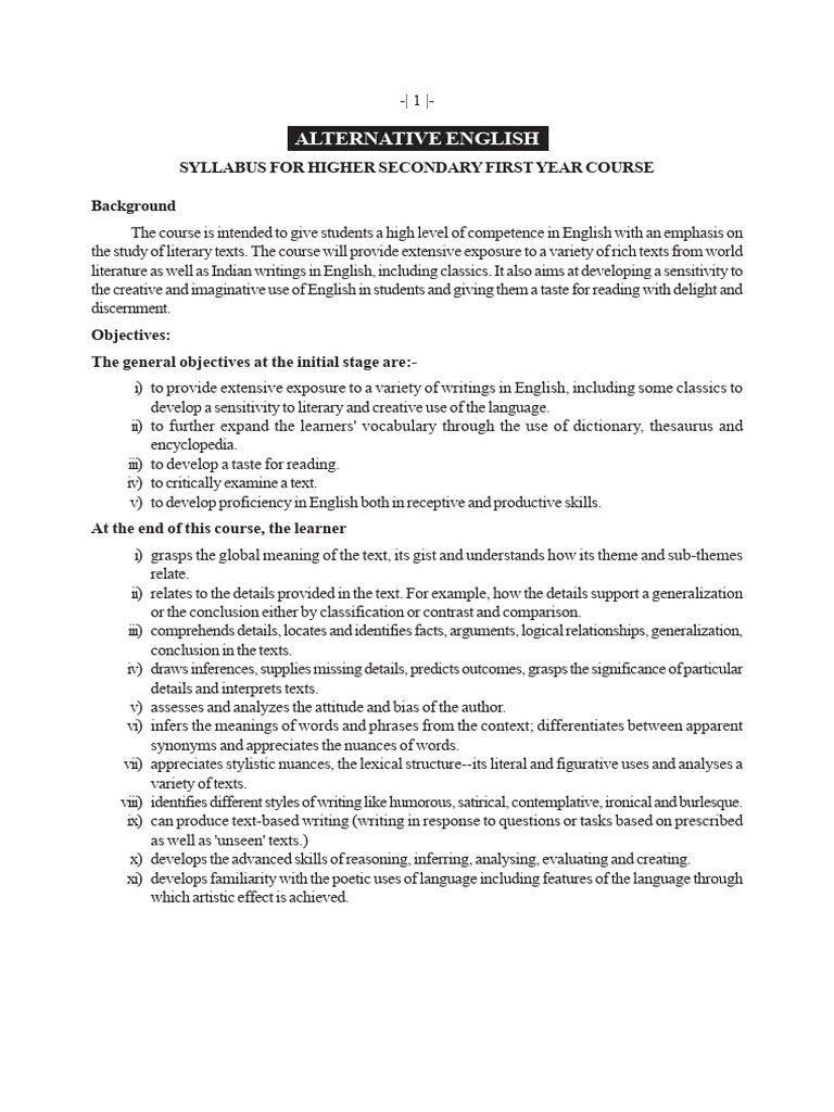 Alternative English | Download Free PDF | English Language | Reading ...