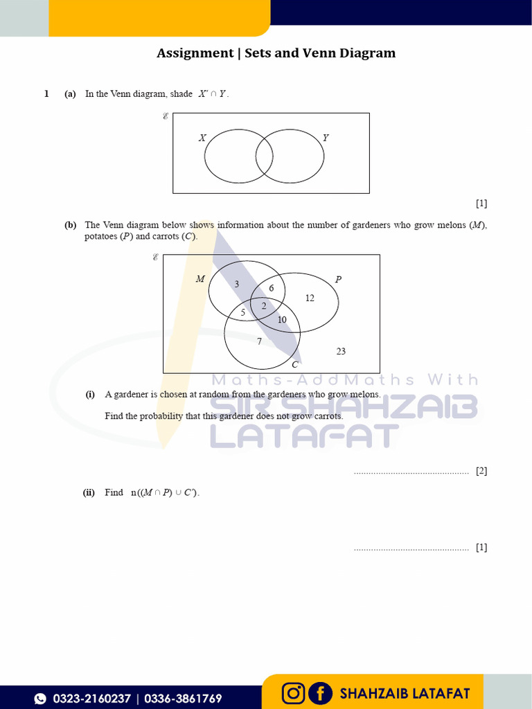 Assignment - Sets | PDF