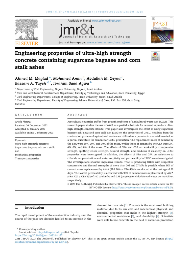 3 2023 UltraHighStr SBA Corn Ash | PDF