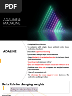 Adaline and Madaline Neural Network Architecture | PDF | Machine Learning | Computational ...