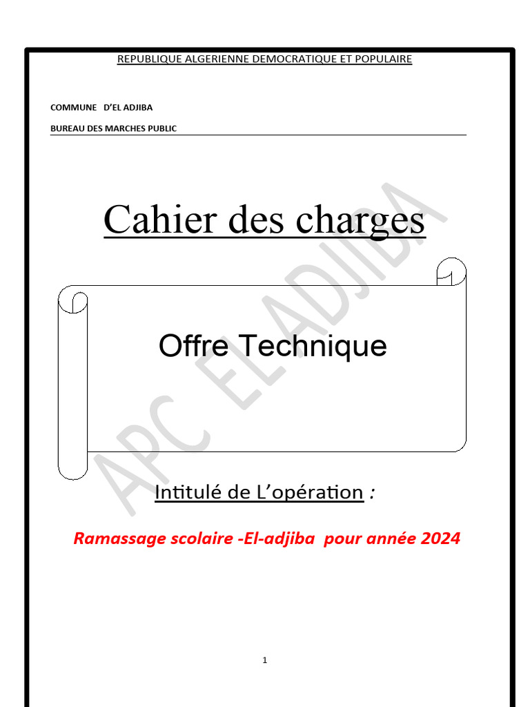 Offre Technique | PDF