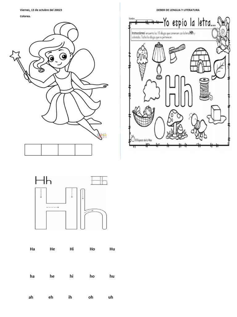 Actividades Con H | PDF