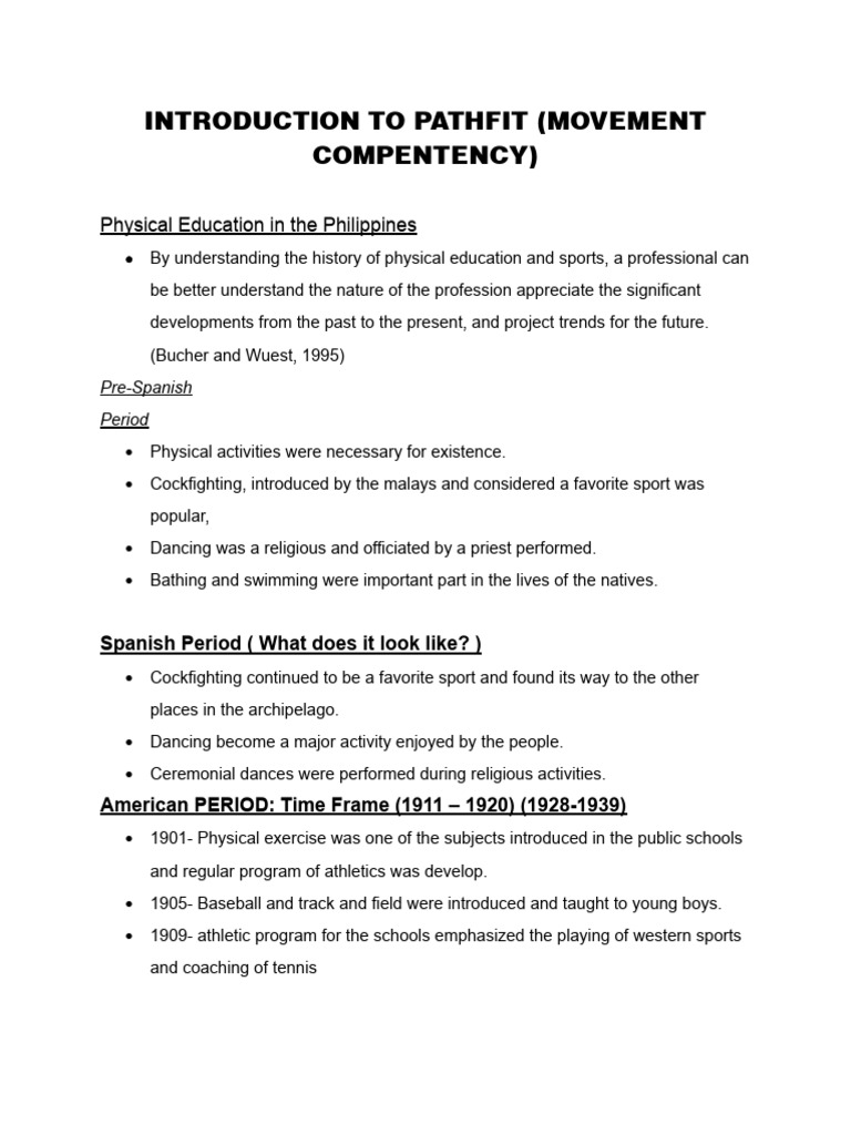 Introduction To Pathfit | PDF | Physical Education | Sports