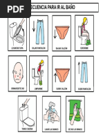 PICTOGRAMAS PARA IR AL BAÑO - SECUENCIA WORD | PDF
