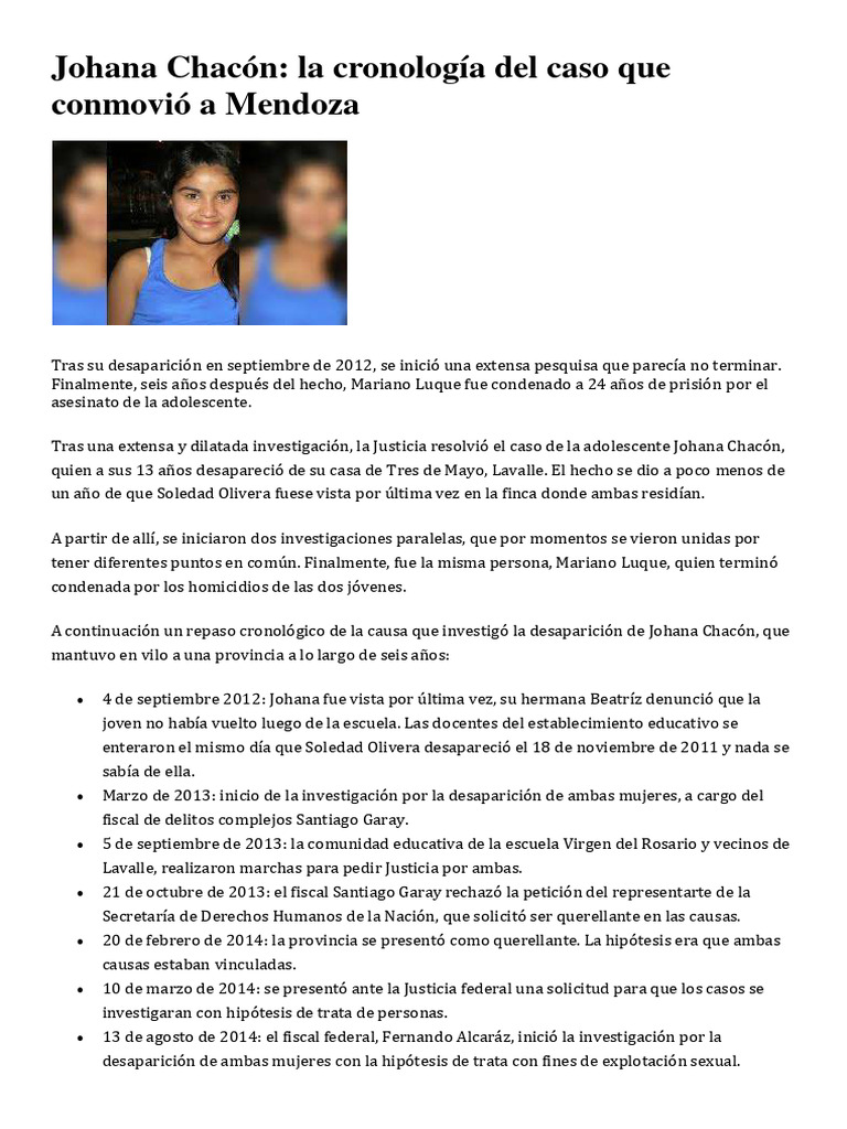 Johana Chacón - Material Extra | PDF