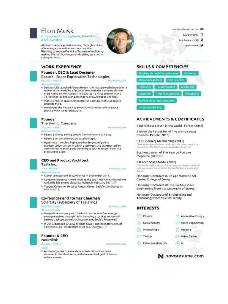 CV Examples | PDF