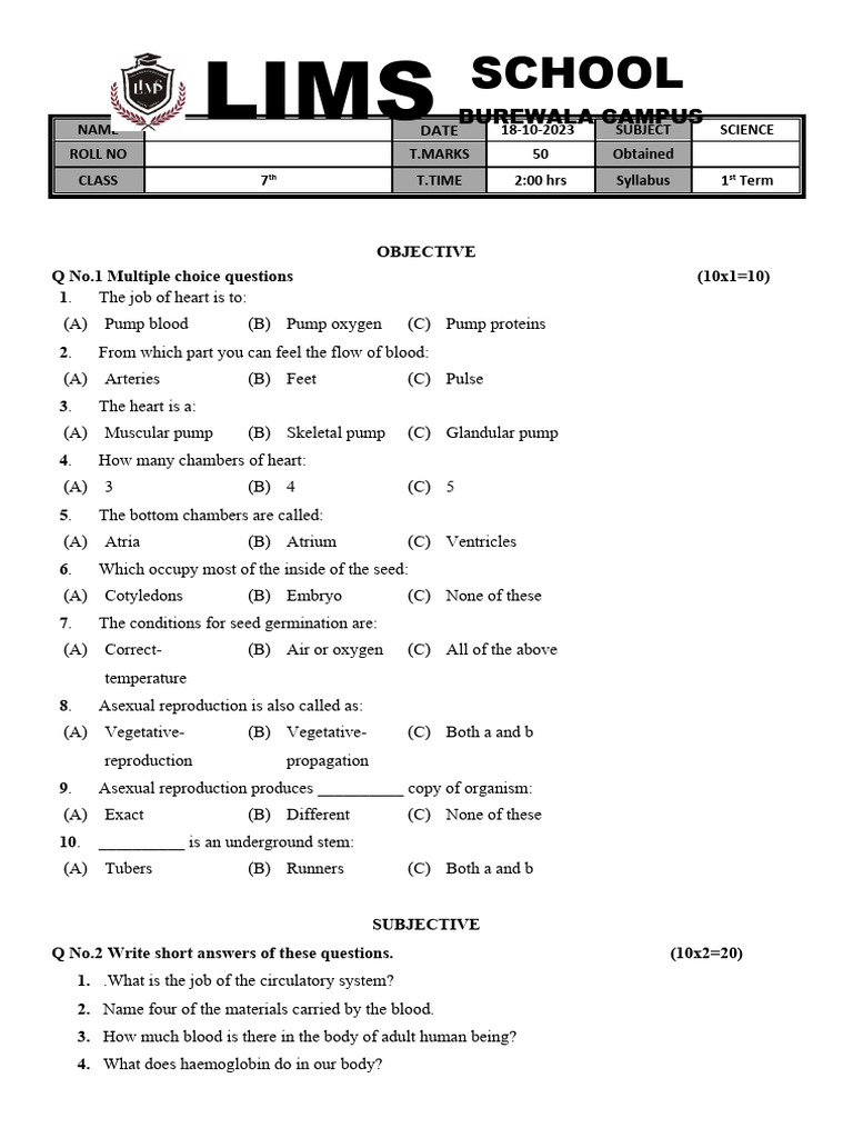 Science 7TH CLASS | PDF