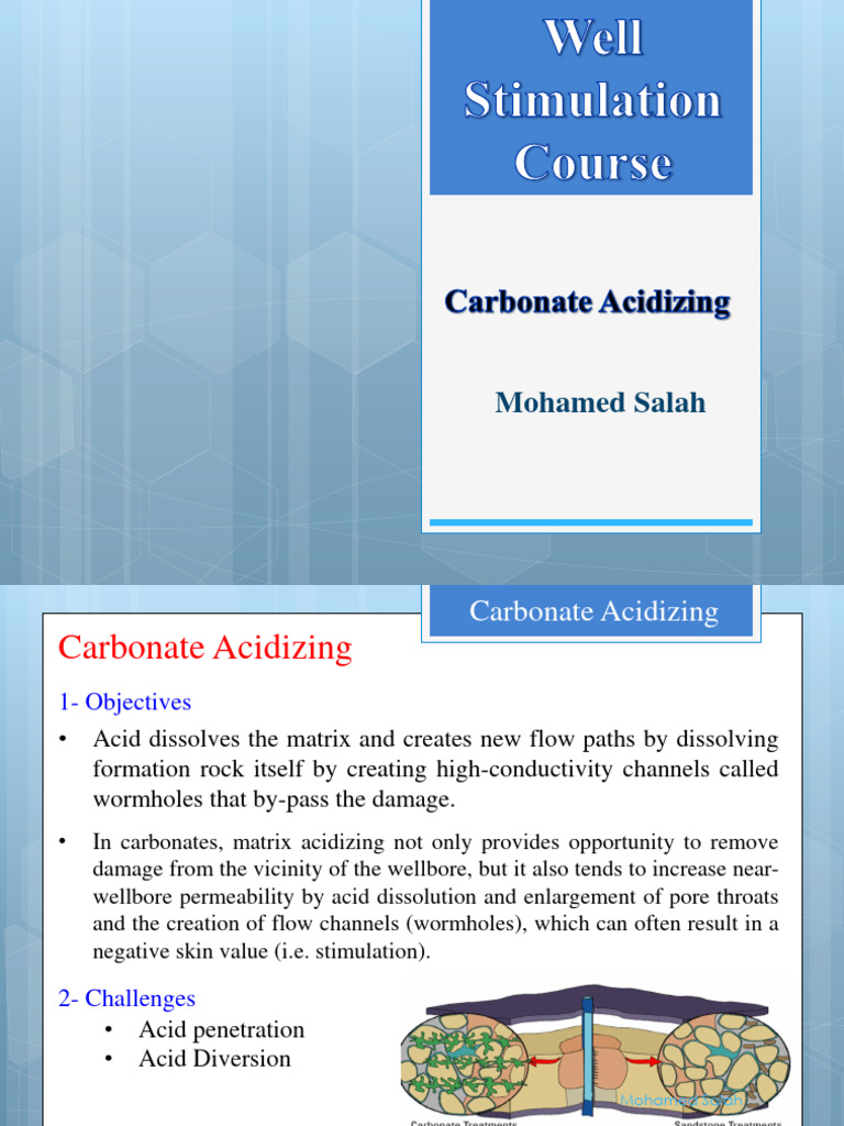 6 Carbonate Acidizing | PDF