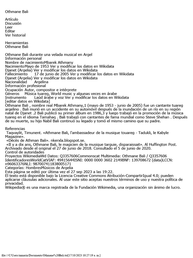 Othmane Bali | PDF