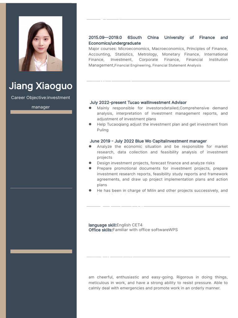 Resume for Simple Graduate | PDF