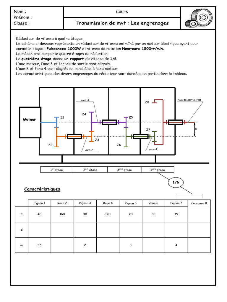 exercice-engrenage | PDF