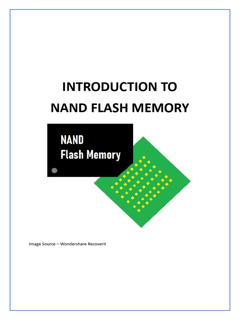 Introduction To NAND Flash Memory 1682988078 | PDF