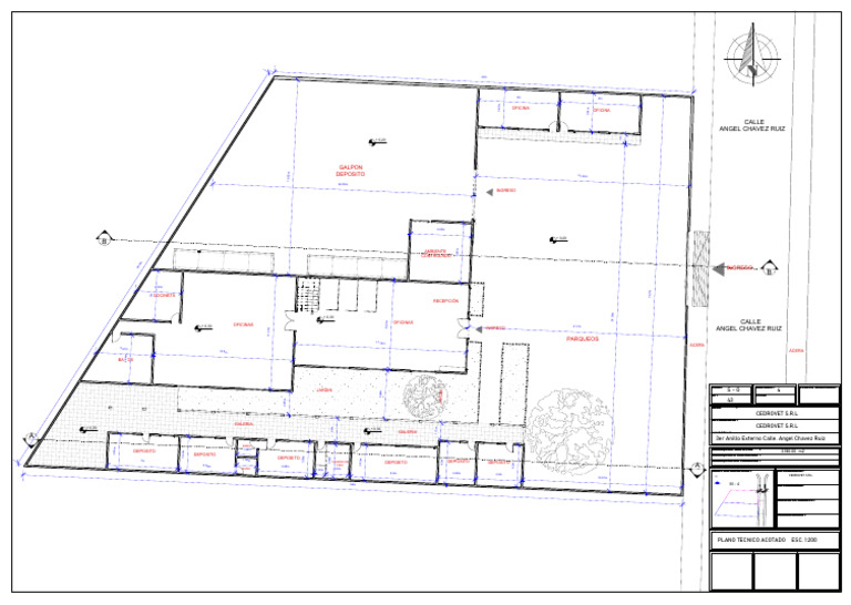 Plano Tecnico Acotado | PDF