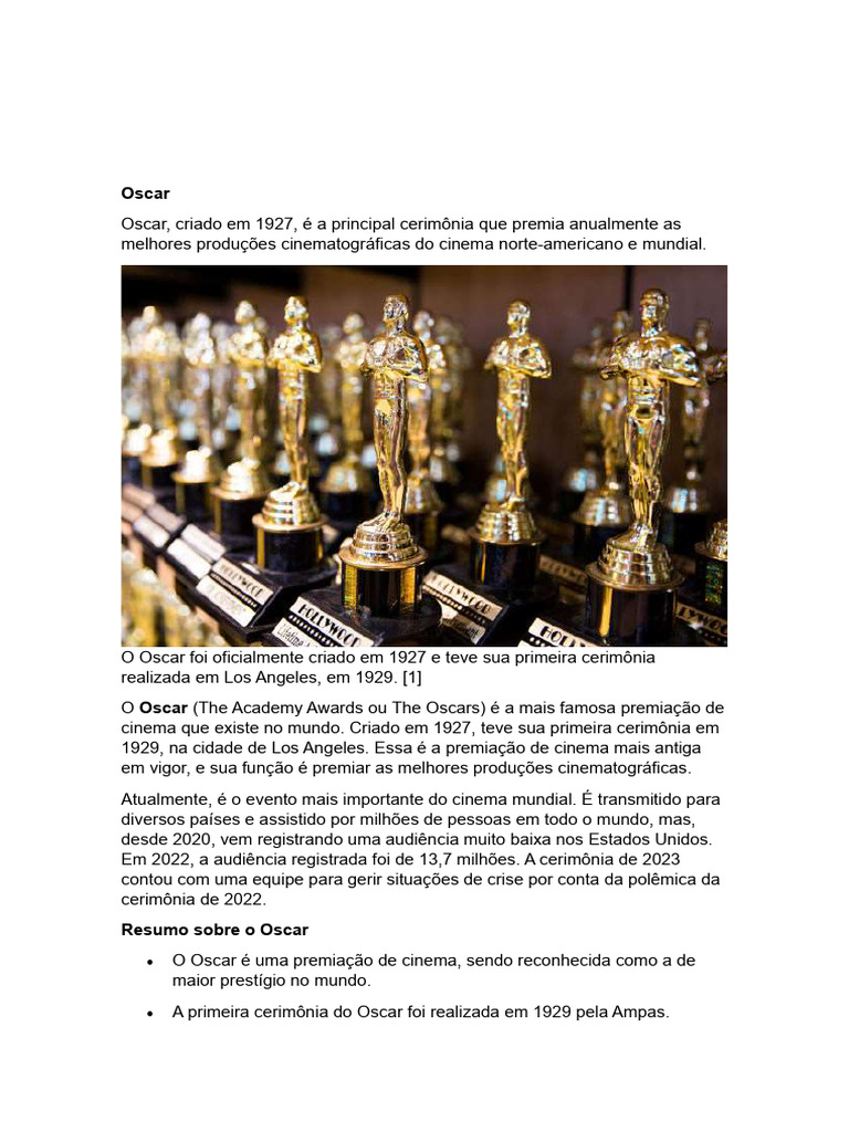 The Oscar | PDF