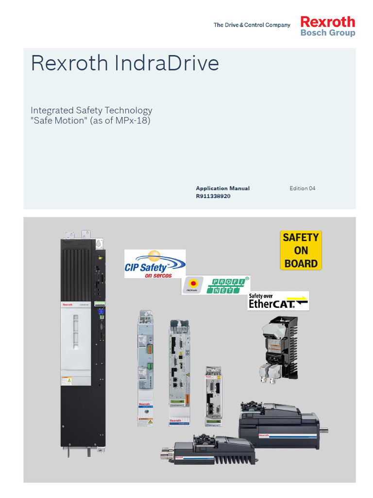 IndraDrive IntegratedSafetyTechnology R911338920 04 | PDF | Safety ...