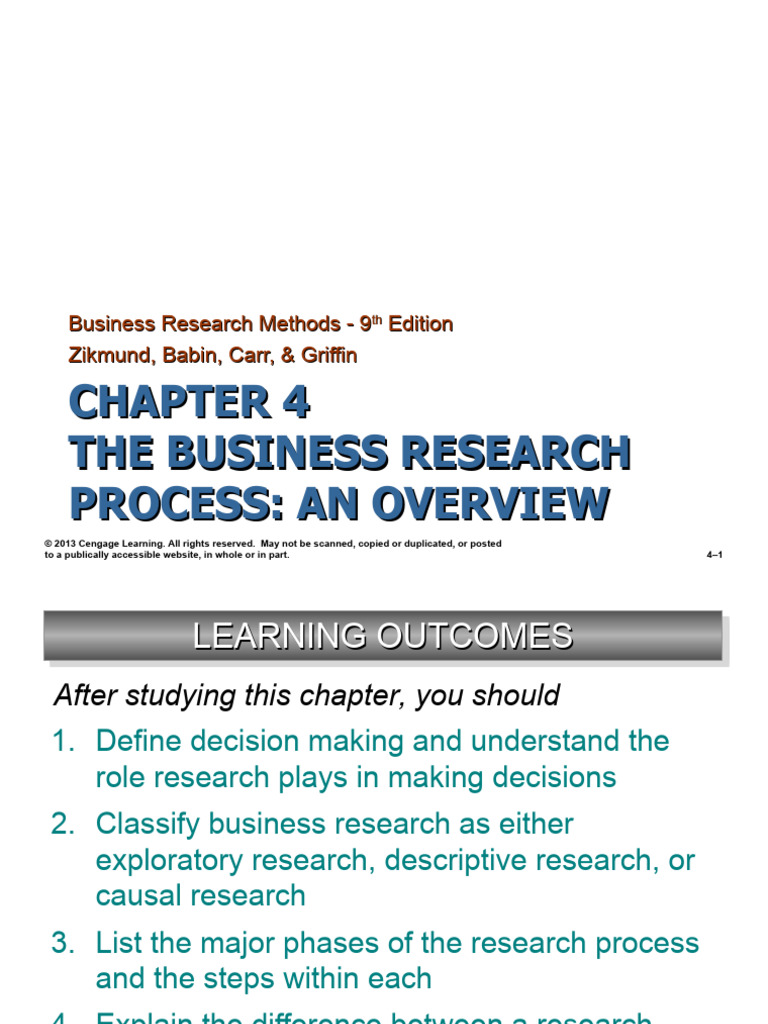 BRM - 9e - PPT - CH - 04 Student | PDF