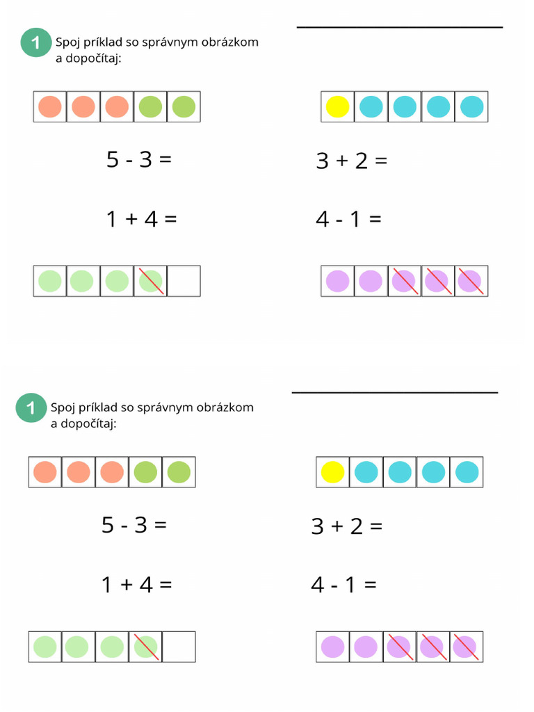 Príklady Do 5 | PDF