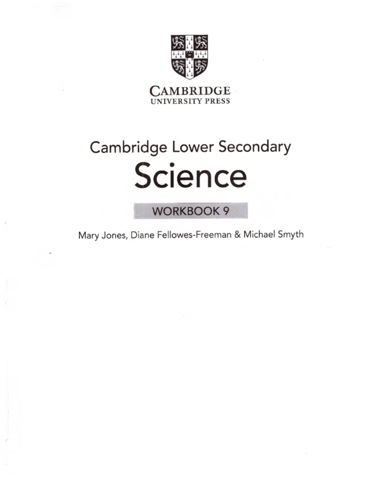 Cambridge Lower Secondary Science Workbook 9 | PDF
