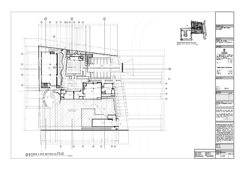 A-03.0 - Phase 1 Setting Out Plan | PDF