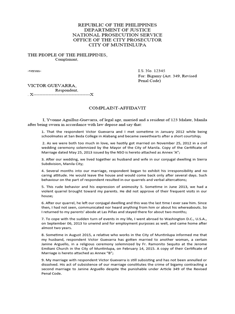 Information and Complaint | PDF