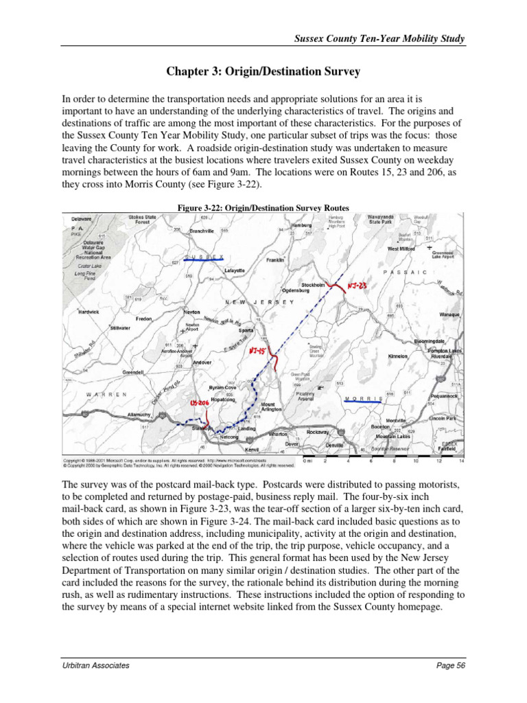 Mobility Study Chapter 3 | PDF