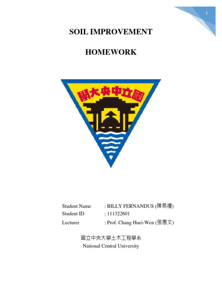 BILLY Fernandus - Soil Improvement | PDF