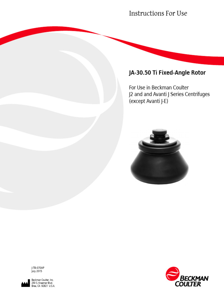 Rotor JA 30.50 Ti | PDF