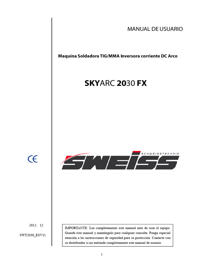 Skyarc 2030 FX | PDF