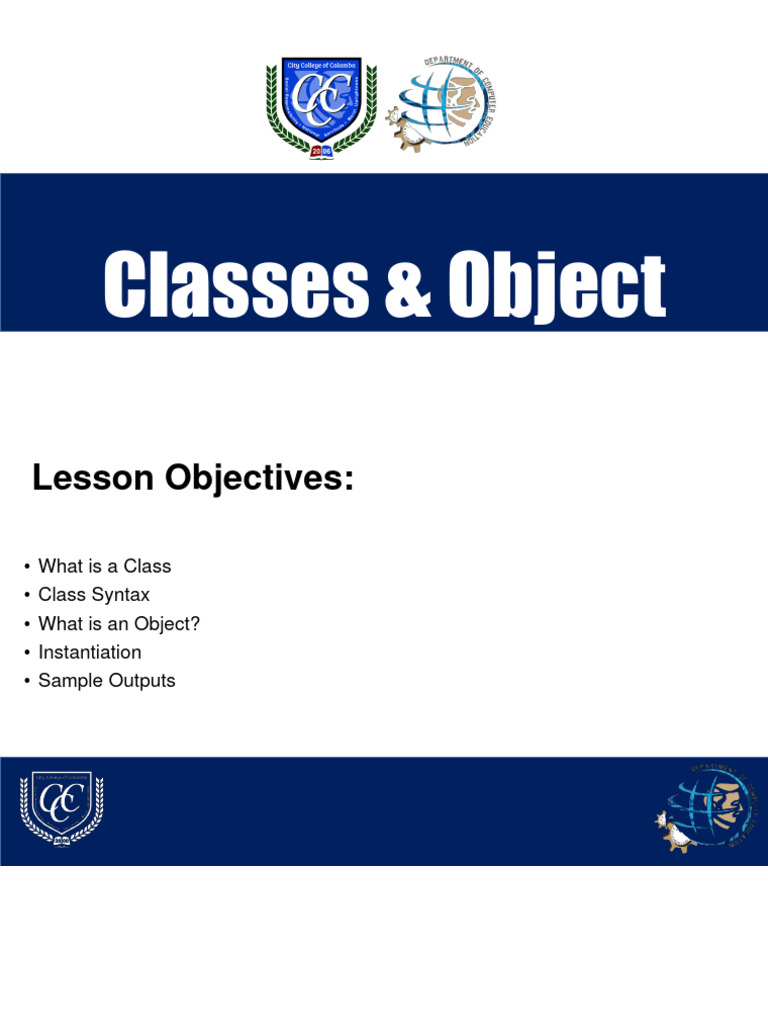 Week2-Classes-and-Object | PDF