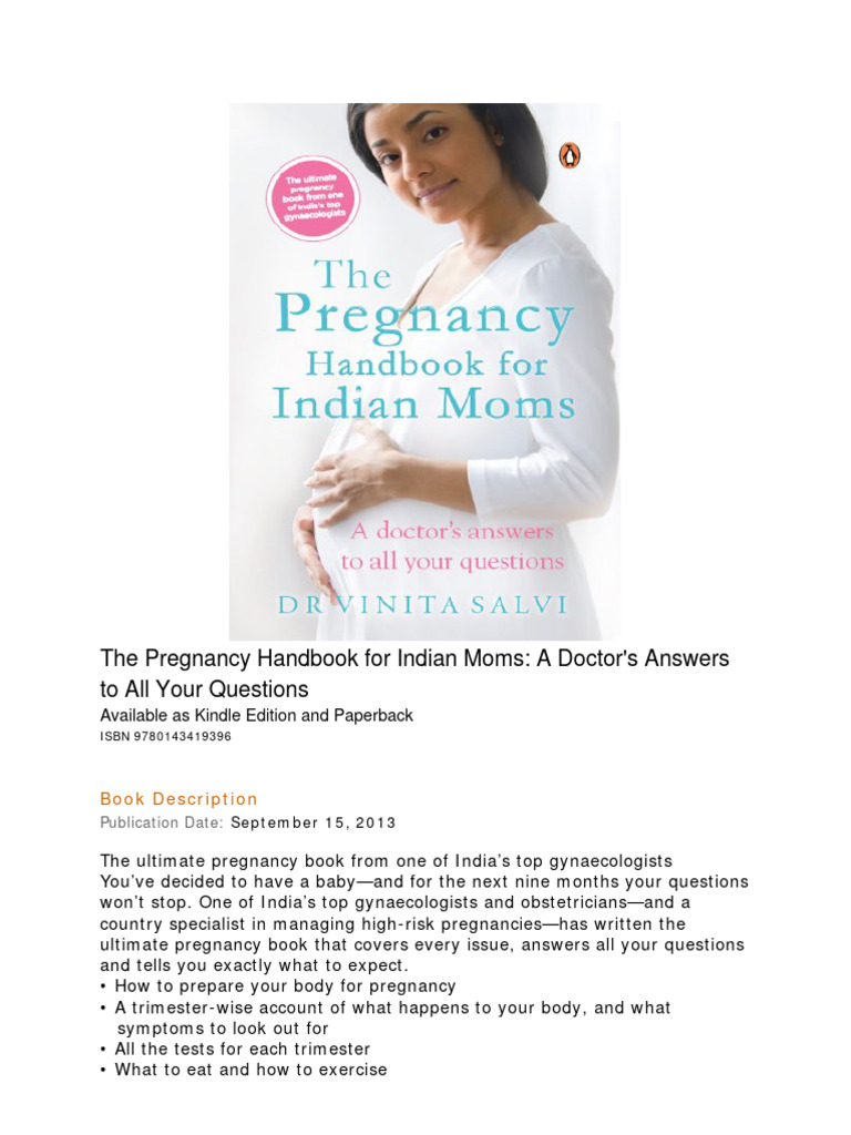 Handbook of Pregnancy For Indian Moms | PDF