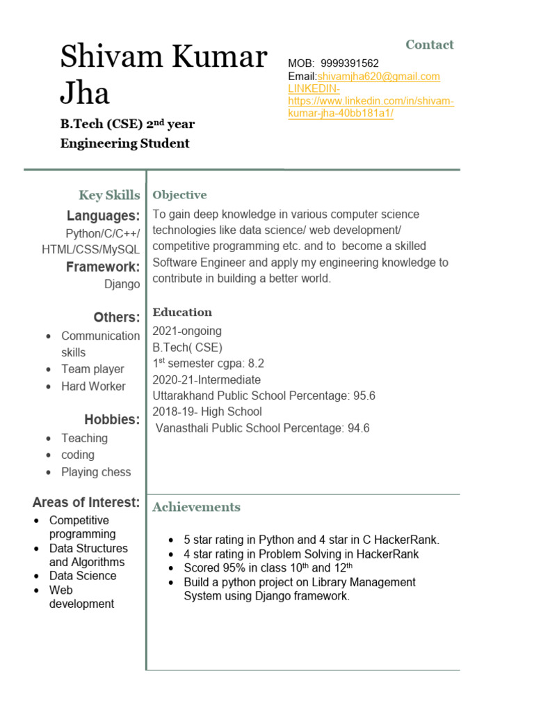 Shivam Kumar Jha Pdf 