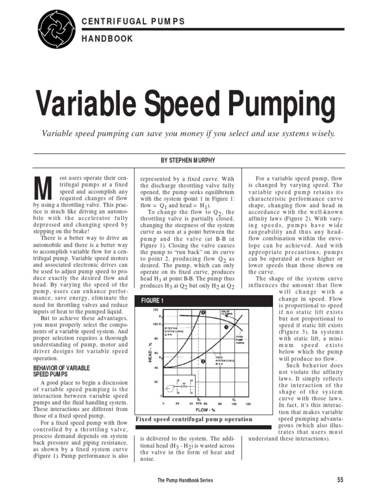 Variable Speed Pumping | PDF