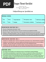 Oral Motor Exercises for Speech Therapy | PDF | Tongue | Mouth