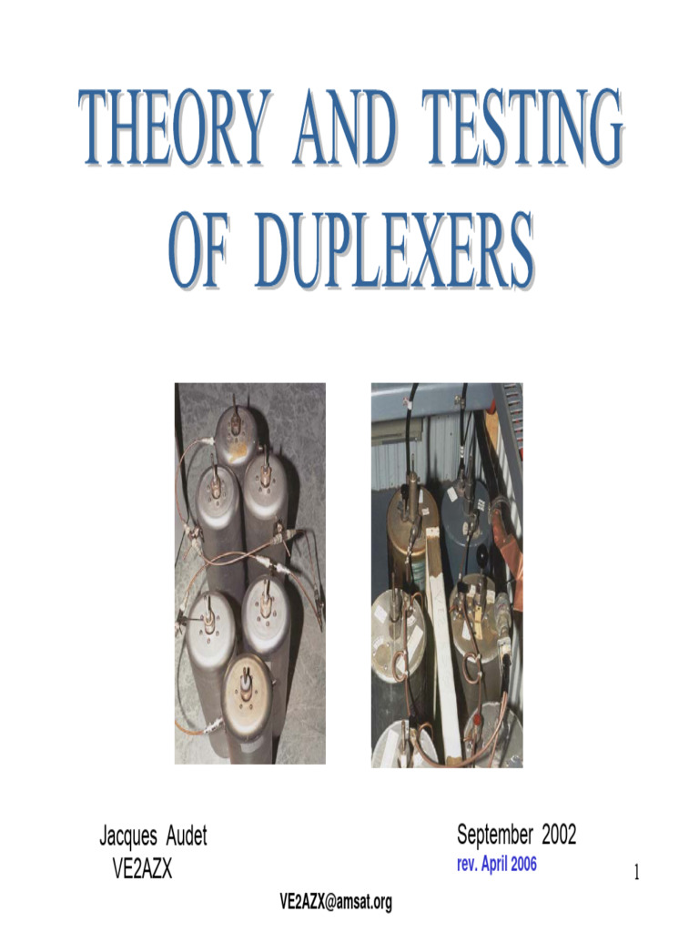 Ve2azx Duplexerinfo | PDF | Science & Mathematics | Computers