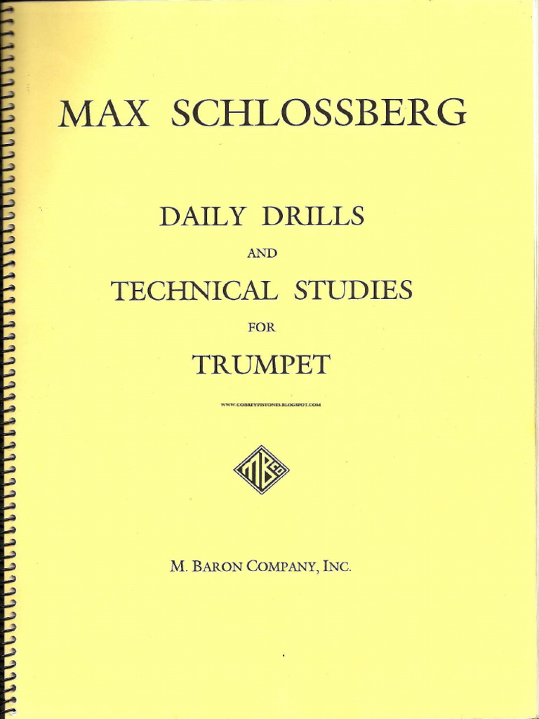 Max Schlossberg - Daily Drills and Technical Studies For Trumpet | PDF