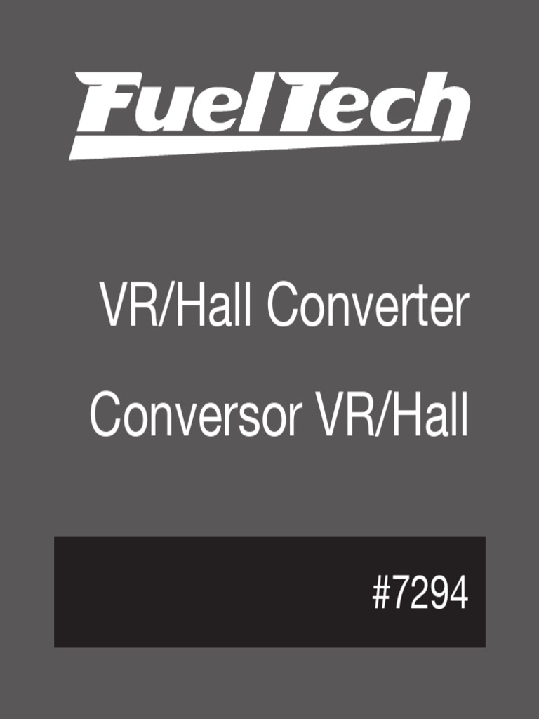 Conversor VR-Hall MINI | PDF
